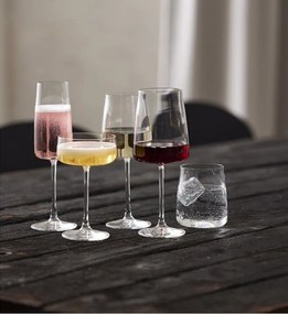 Křišťálové skleničky v sadě 4 ks na sekt 300 ml Zero – Lyngby Glas
