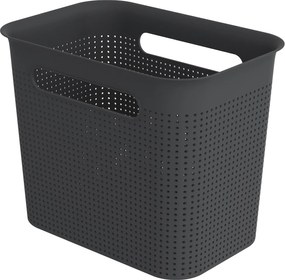 Rotho Úložný box s madly BRISEN 7l, 26x18x21cm, černý