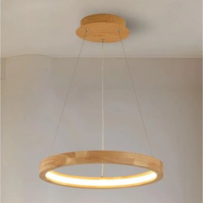 Brilagi - LED Lustr na lanku UMEA WOOD LED/30W/230V pr. 40 cm dřevo
