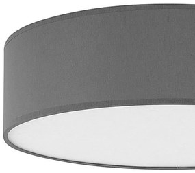 TK LIGHTING Stropní svítidlo - RONDO 4327, Ø 40 cm, 230V/15W/2xE27, tmavě šedá/bílá