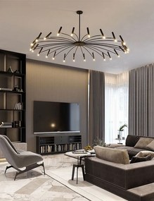 Toolight, stropní lampa 15xG9 APP1196-15CP, černá, OSW-40113