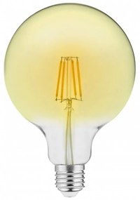 LED žárovka VINTAGE G125 8W teplá bílá