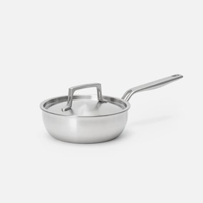 Fabini Kónický rendlík Lucca 4.0, Ø 20 cm (1,5 l) - Nerezový beznýtový rendlík z vícevrstvé nerezové oceli s poklicí