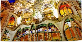 Sablio Ručník Barcelona Gaudi Casa Batllo 1 - 70x140 cm