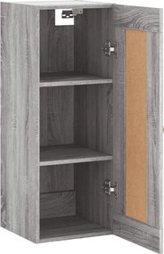 vidaXL Nástěnná skříňka 34,5 x 34 x 90 cm kompozitní dřevo [830482] Barva: šedá sonoma