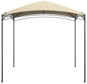 vidaXL Marketos Altán 3 x 3 x 2,65 m krémový 180 g/m²