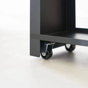 Černý kovový koupelnový regál 14x55 cm Tower – YAMAZAKI