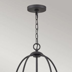 Elstead BRADBURY pětiramenný lustr 64 cm šedý 5xE14