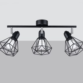 Sollux Lighting Stropní svítidlo ARTEMIS 3 černé