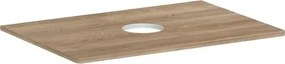 Hansgrohe Xelu Q deska pod umyvadlo 78x1,6x55 cm přírodní dub 54113230