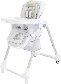 Baby Mix Infant jídelní židlička šedá