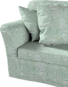 Potah na pohovku IKEA  Tomelilla 2-místná nerozkládací barva zelená látka pletený vzor, vzorované