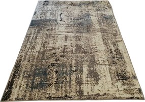 HU Šedo-modrý moderní koberec Luxess 89-Navy Rozměr: 60x110 cm