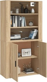 Skříň highboard dub sonoma kompozitní dřevo 3185362