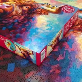 CHERRY PAZZI Puzzle Hudba v oblacích / 1000 dílků / 70 × 50 cm