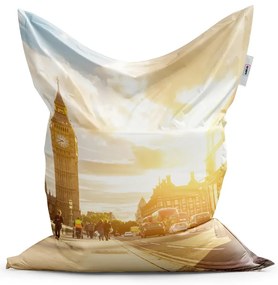 Sablio Sedací vak Classic Londýn Big Ben - 200x140 cm
