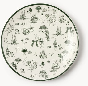 Sada designových vánočních mělkých talířů Clarette by Agathe Marty, 4 díly