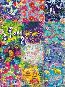 GIBSONS Puzzle HoT: Zvířecí karneval / 1000 dílků / 49 x 68 cm