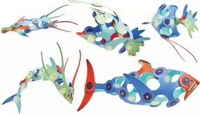 Clixo Ocean Creatures Magnetická stavebnice / 24ks / od 6 let