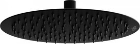 Mexen Slim hlavová sprcha 25 cm, černá - 79225-70