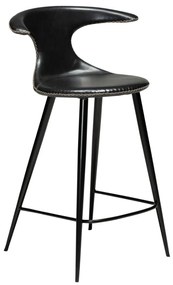 OnaDnes -20% ​​​​​Dan-Form Vintage černá barová židle DAN-FORM Flair 65 cm