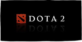 Sablio Ručník DOTA 2 Černá - 30x50 cm