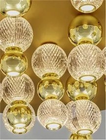 Stropní LED svítidlo NOVA LUCE BRILLE 90W 3200K 9695700 stmívatelné Triac