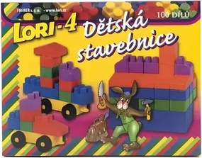 TEDDIES Stavebnice LORI 4 / 100 dílků / plast / od 3 let