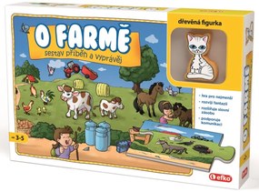 Efko vyprávěcí puzzle o farmě 9 dílků