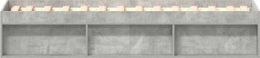 Rám postele betonově šedý 100 x 200 cm 3203834