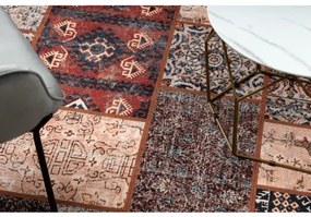 koberec ANTIKA ancient rust kulatý, moderní patchwork, řecký omy velikost kruh 200 cm | krásné koberce cz