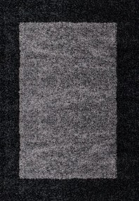 Ayyildiz Chlupatý kusový koberec Life Shaggy 1503 černý Typ: kulatý 200 cm