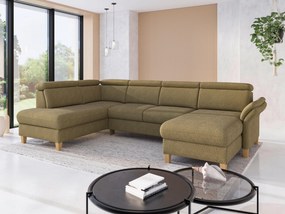 XXXLutz SEDACÍ SOUPRAVA, textil, olivově zelená Sit & More - Sedací soupravy - 00014402579D