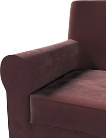 Potah na křeslo IKEA Ektorp Jennylund barva červená látka lesklé, sametová