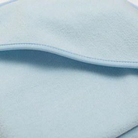 Dětská froté osuška s kapucí New Baby BASIC 80x80 modrá