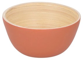EDCO Bambusová miska, 12 x 6 cm, oranžová