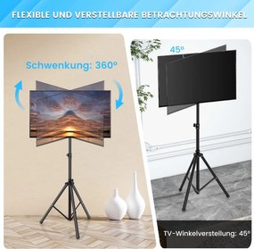 Costway Výškově nastavitelný televizní stojan pro 21–47 palcové plazmové/LCD/LED