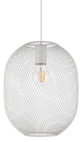 Ideal Lux Designové závěsné svítidlo NET ⌀24cm Barva: Bílá