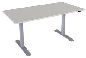 NOBL Dynamic Elektr. nastavitelný polohovací stůl 160x80 Dynamic Dekor stolové desky: bílá, Barva podnože: šedá