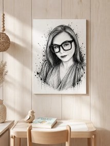 Foto obraz z vlastní fotky na plátno – Akvarelový romance styl – Originální dárek Rozměry obrazu: 70 x 100 cm