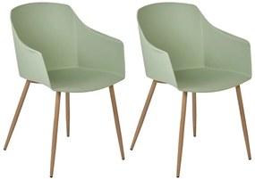 Set 2 ks jídelních židlí Fonza (světle zelená). 1080360