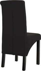 vidaXL Jídelní židle 6 ks textil [160792] Barva: Hnědá