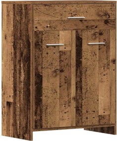 4dílná koupelnová sestava old wood kompozitní dřevo 3328941
