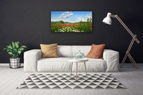 Obraz na plátně Louka Květiny Příroda 120x60 cm