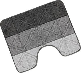 Bellatex koupelnová předložka BANY 60x50 cm s výkrojem Trojúhelník Šedá