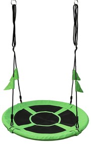 2Kids Toys Houpačka Čapí hnízdo s vlajkami zelené