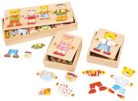 Bigjigs Toys Oblékací puzzle Paní medvědice