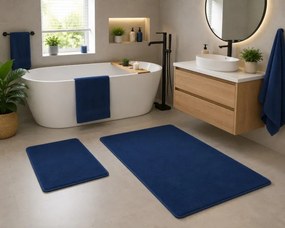 Bellatex BANYGOLD sada - bez výkroje Modrá 60x100 cm 60x50 cm (SADA)