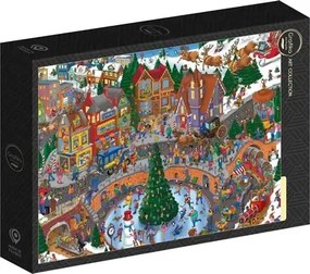 GRAFIKA Puzzle Vánoční zmatky / 500 dílků / 47,8 × 34,2 cm