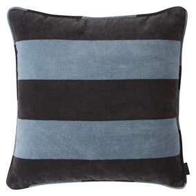 Sametový polštář Velvet Anthracite Blue Oyoy